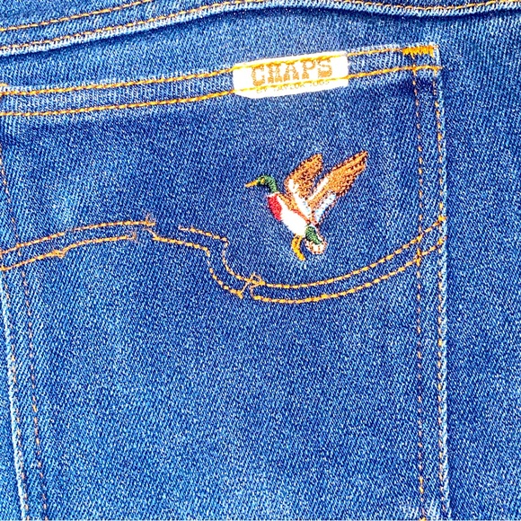Chaps | Jeans | Vintage 8s Chaps Denim Jeans With Mallard Embroidered ...